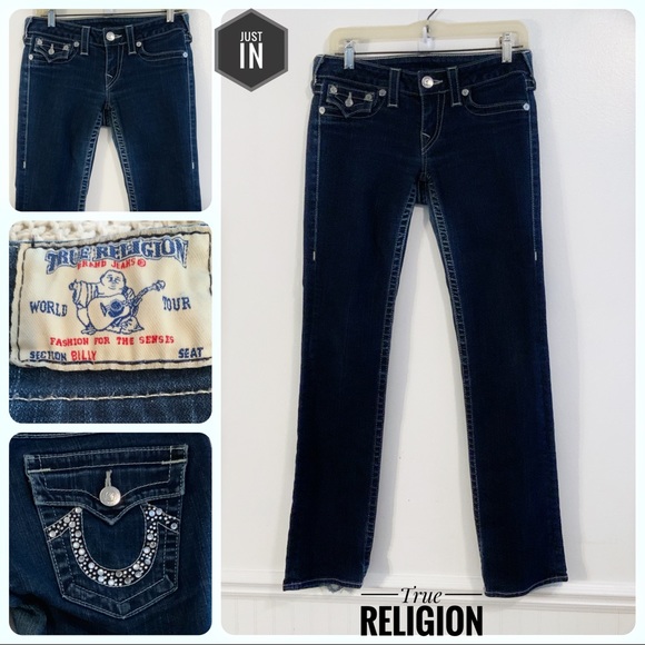 True Religion | Jeans | True Religion Billy Skinny Jeans Size 27 | Poshmark